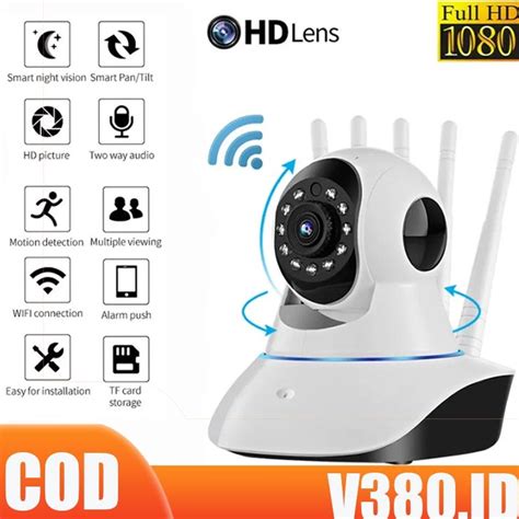 Jual ★ynn V380 Pro Cctv V380 Pro Cctv Mini Tersembunyi Tanpa Kabel Cctv