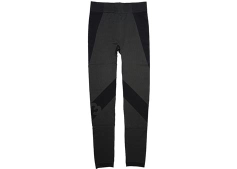 Adidas Y 3 Women Classic Seamless Knit Tights Blackcarbon Us