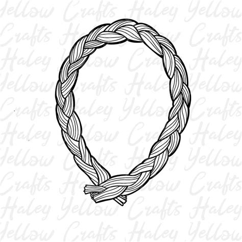 Sweetgrass Braid Ring Svg Cut File And Other Formats Native Tattoos
