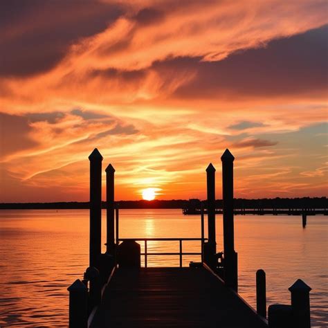 Sunset With Dock Images Free Download On Freepik
