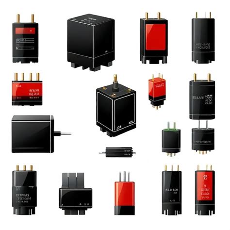 Relay Vector Set White Background Isolated A High Qual Premium Ai