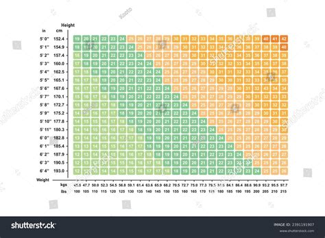 Body Mass Index Bmi Concept Design Stock Vector Royalty Free Shutterstock