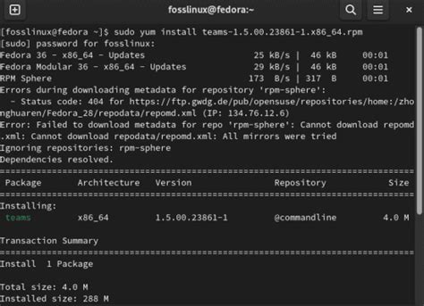 How To Install Microsoft Teams On Fedora Foss Linux