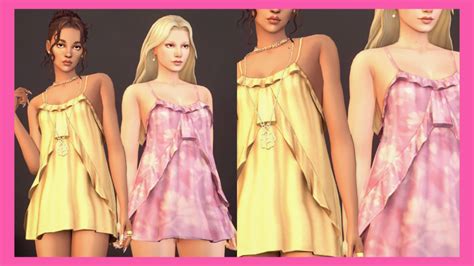 25 Super Pretty Sims 4 Cc Mini Dresses You Need Taylors Cc Finds