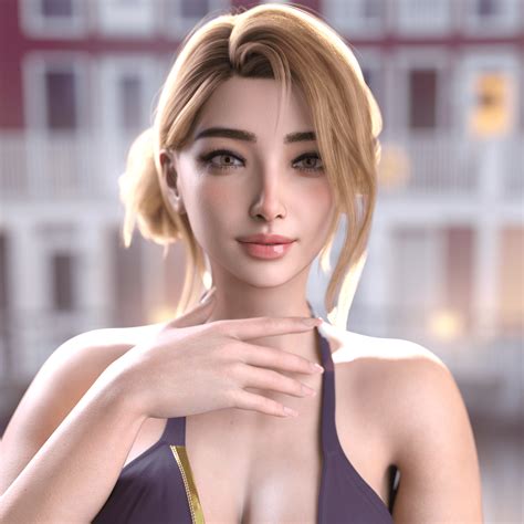 Niki For Genesis 9 3D Render, Digital Art by SOFT3D