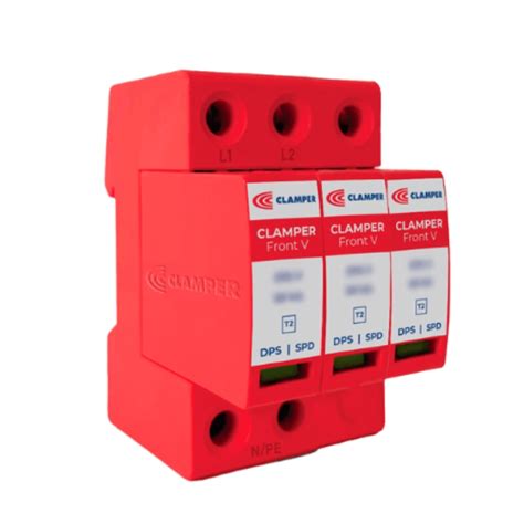 Protetor De Sobrecarga Dps Frontv Trifásico 45ka 275v 27104 Clamper