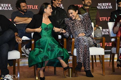 Sara Karisma And Other Whodunit Suspects At Murder Mubarak Trailer Launch