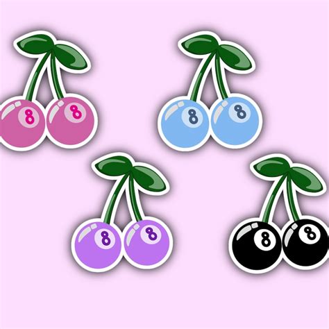 Cherry Eight Ball Etsy