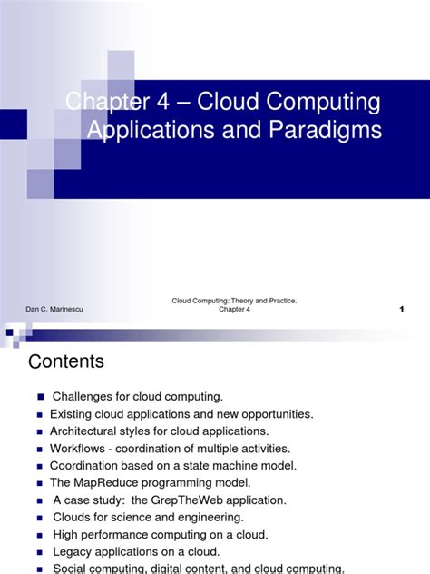 Cloud Computing Applications And Paradigms Pdf Clientserver Model Cloud Computing