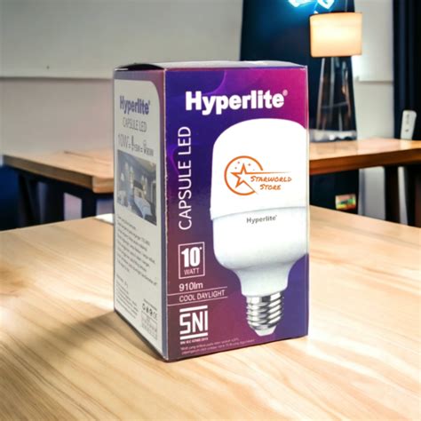 Hyperlite Lampu Bohlam Led Capsule 10 Watt Garansi 1 Tahun Cool
