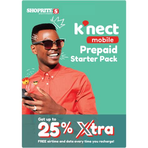 Knect Mobile 3 In 1 Starter Pack Sim Card Type May Vary Sim Cards