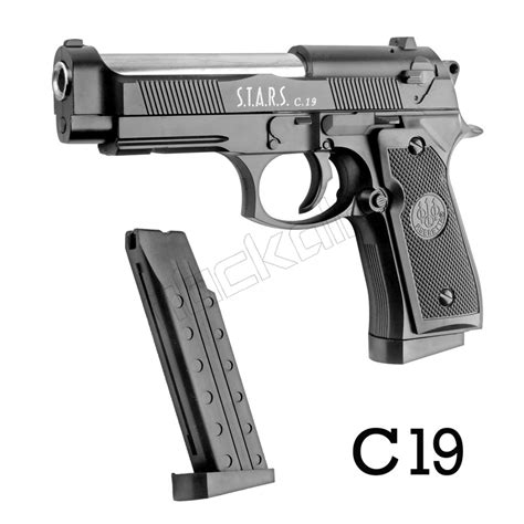 کلت فلزی ایر سافت گان ساچمه ای مدل Airsoft Gun C19