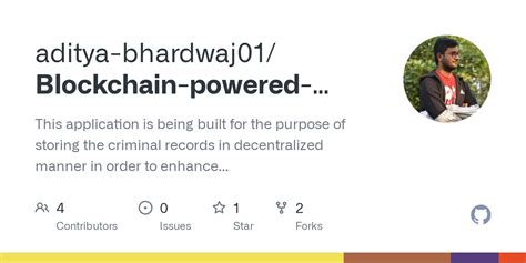 Github Aditya Bhardwaj01blockchain Powered Immutable Legal Records Github Aditya Bhardwaj01blockchain Powered Immutable Legal Records