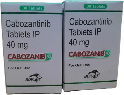 Cabozanib 40mg Tablets For Liver Cancer 30 Count Bottle At ₹ 6500