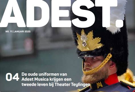 Magazine Adest Nr 11 Is Uit Drum En Showband Adest Musica
