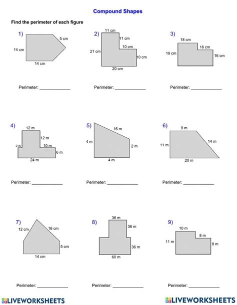 Area Of Composite Figures Worksheet