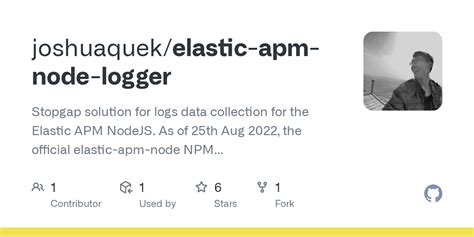 Github Joshuaquekelastic Apm Node Logger Stopgap Solution For Logs Data Collection For The