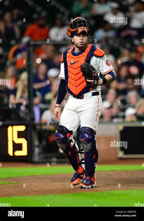 Houston Astros Catcher Victor Caratini 17 In The Fifth Inning During