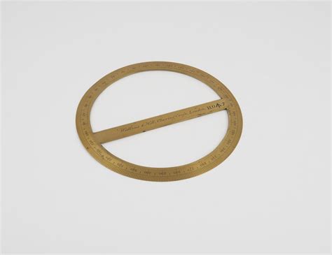 Circular Brass Protractor 1818 1856 Science Museum Group Collection