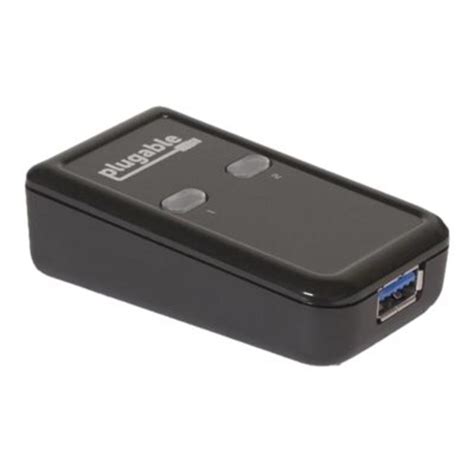 Plugable Usb 30 Sharing Switch For One Button Swapping Of Usb Device