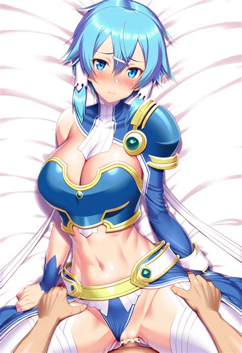 Rule 34 Ai Generated Armor Asada Shino Blue Eyes Blue Hair Cleavage