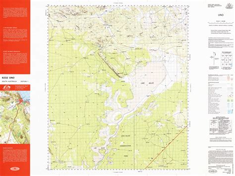 Buy 6232 Uno 1100k Topographic Map