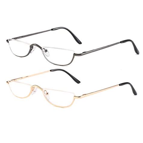 Dbeftli Half Frame Reading Glasses Half Moon Readers With Want It All