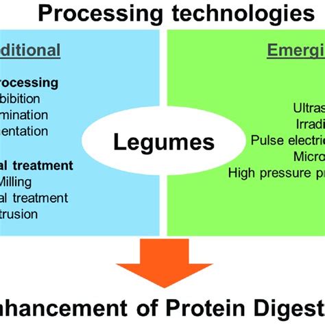 Overview Of The Major Traditional And Emerging Food Processing Download Scientific Diagram