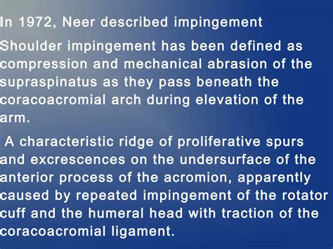 Shoulder Impingement Syndrome Odp