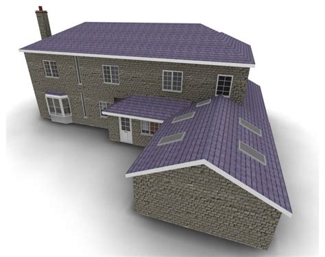 Lower Beeding Erection Of A Double Story Side Extension And New Garage Roof Architectural