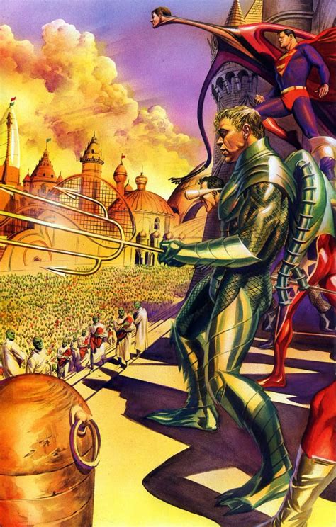 Aquaman Omni Man Vs Guardians Of The Globe Alex Ross Golden Age The