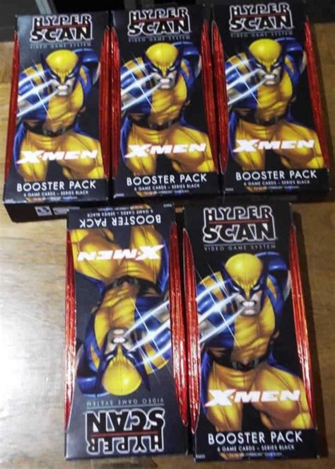 Lot 5 Hyper Scan X Men Booster Packs