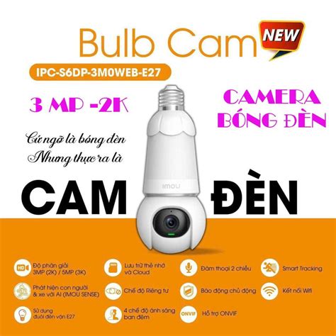 Camera Bóng Đèn Imou An Ninh Thông Minh Và Tiện Lợi Tại Bình Dương
