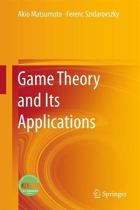 Cover Image For Game Theory And Its Applications