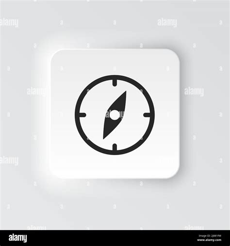 Rectangle Button Icon Compass Button Banner Rectangle Badge Interface