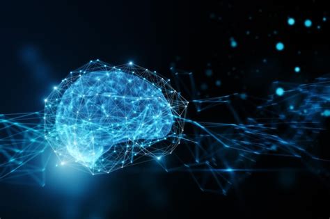 premium photo ai and neural network concept with digital graphic