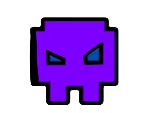 Geometry Dash Cube Blank Template Imgflip