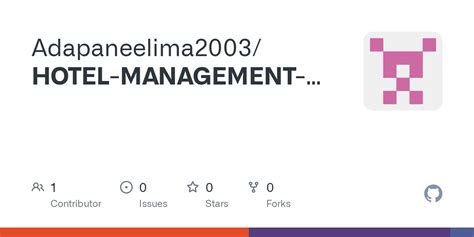 GitHub Adapaneelima HOTEL MANAGEMENT SYSTEM