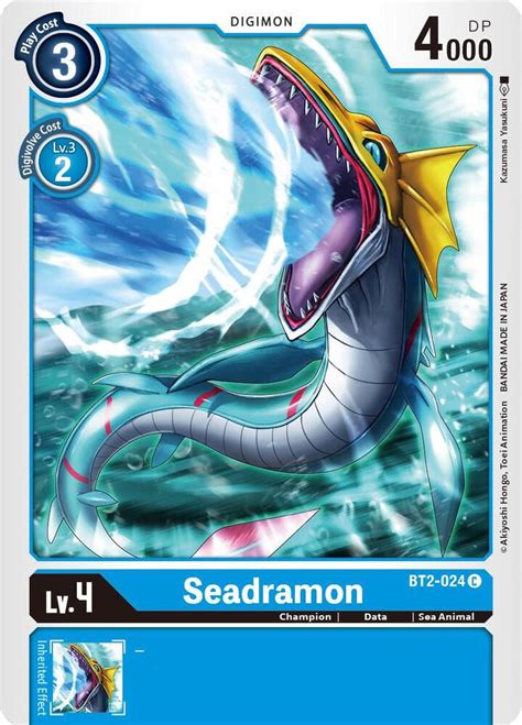 Seadramon Release Special Booster 15 Digimon Card Game