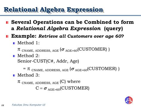 Ppt Relational Algebra Powerpoint Presentation Free Download Id