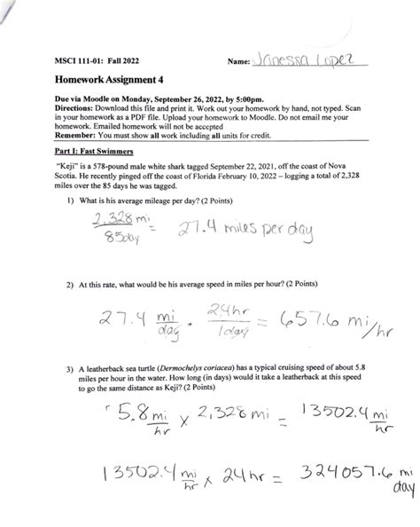 Homework 4 I Msci 111 01 Fall 2022 Homework Assignment 4 Name J Nae