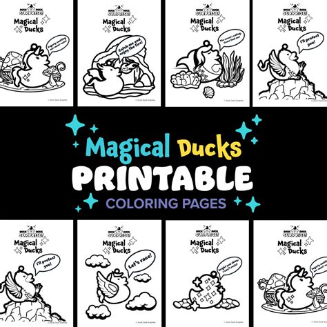 Cute Rubber Duck Coloring Pages 2025