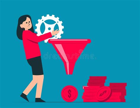 Conversion Rate Optimization Vector Illustration Concept Stock Vector