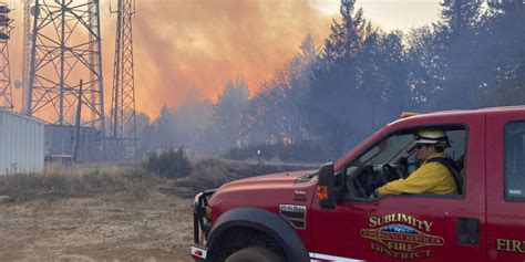 Wildfires In Oregon And Washington State Prompt Evacuation Orders Wsj
