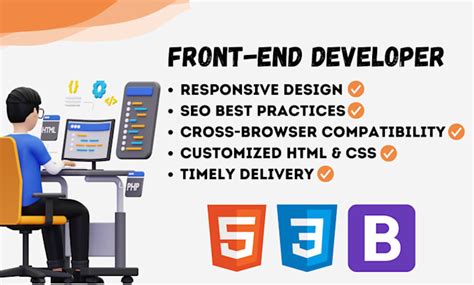 Your Front End Developer And Design Website Using Html Css Javascript