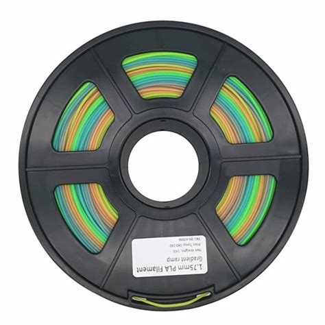 Splendid Pla 3d Printer Filament 175mm Multicolor Vicedeal