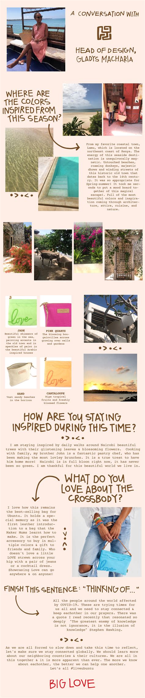 Spring Inspiration A Conversation With Gladys Macharia Head Of Desig Ubuntu Life