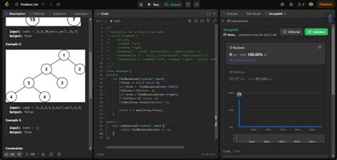 Mohammed Faisal S On Linkedin 100daysofdsa Binarytree Balancedtree Depthfirstsearch Dsa