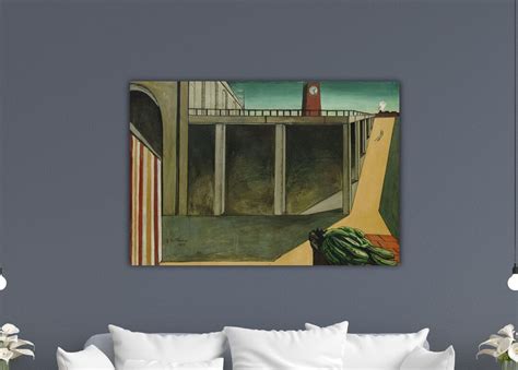 Giorgio De Chirico Gare Montparnasse Canvas The Melancholy Of Departure