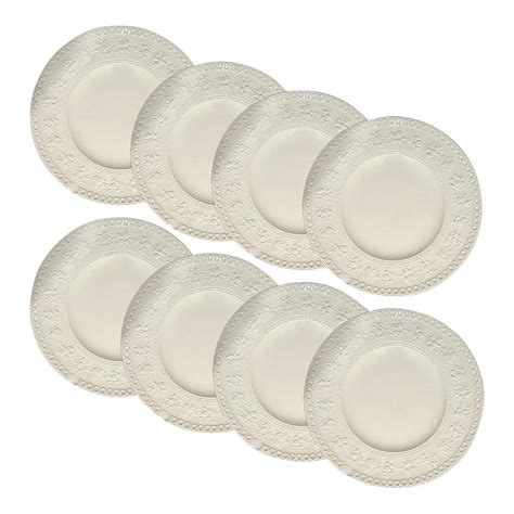 Wedgwood China Wellesley Pattern Dinner Plates Set Of 8 Chairish